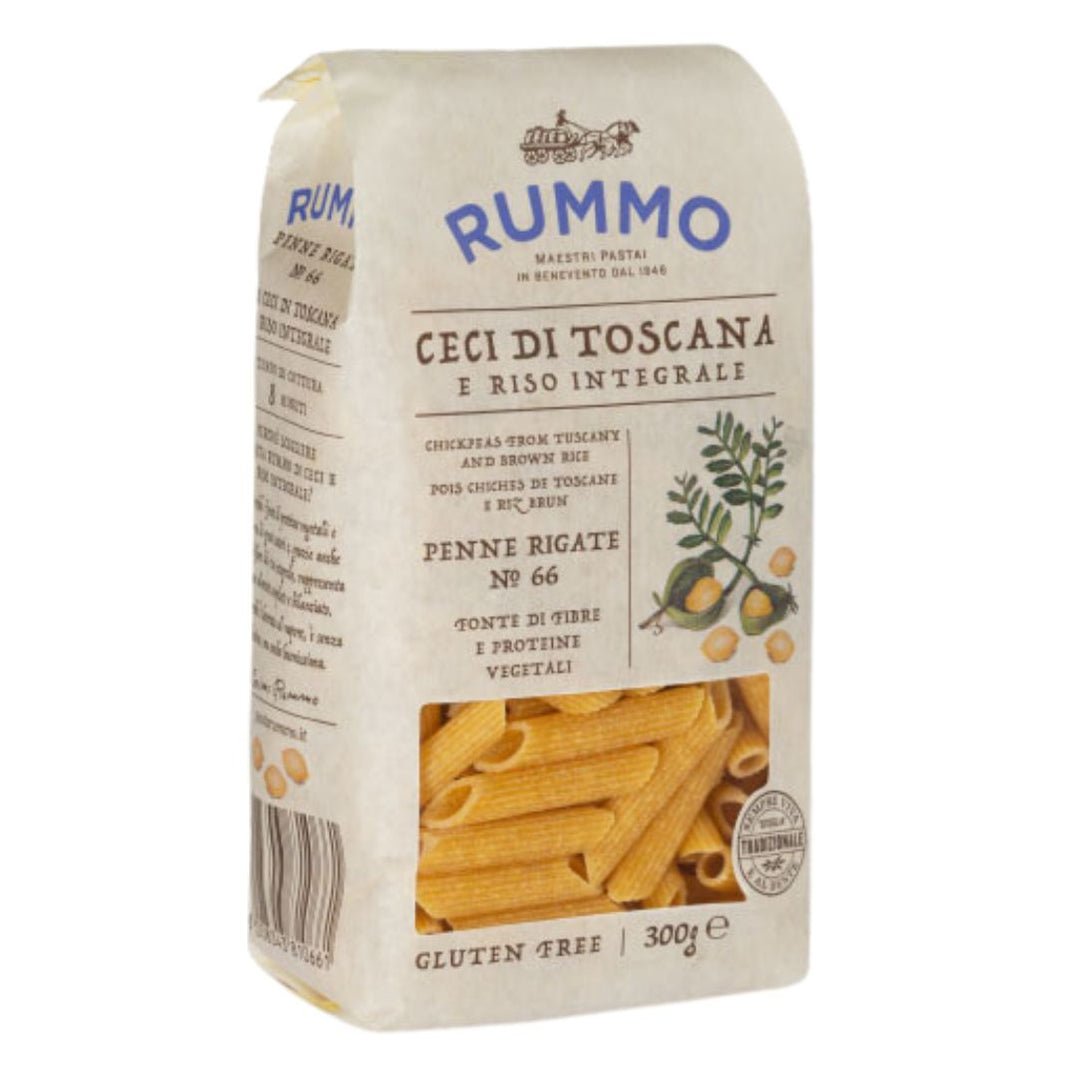 Rummo Penne Rigate Ai Ceci (Chickpea) Nº 66 300g – La Dispensa